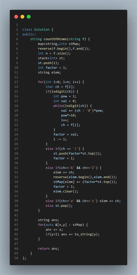 Ritansh Singh On Linkedin 📌 Leetcode Problem Of The Day 🔥 Day 277 📍 Name Number Of Atoms 📝