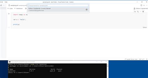 Test Run By Line In Jupyter Notebooks · Issue 129467 · Microsoft