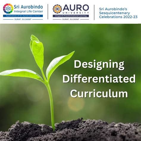 Designing Differentiated Curriculum Sailc India