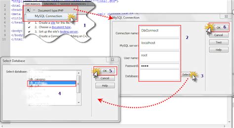 การติดตั้งโปรแกรม Adobe Dreamweaver Cs6 Appserv การเชื่อมฐานข้อมูล หน้าต่างโปรแกรม