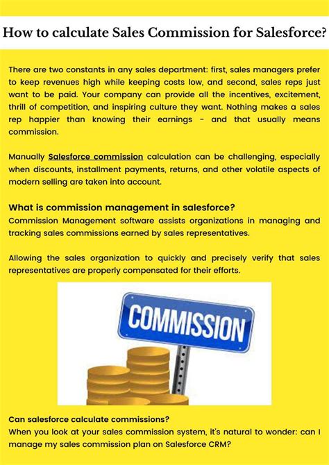How To Calculate Sales Commission For Salesforce By Wahinnovations Issuu