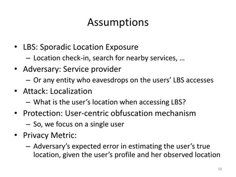 Ppt Protecting Location Privacy Optimal Strategy Against Localization Attacks Powerpoint