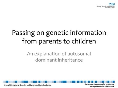Explanation Of X Linked Inheritance Ppt