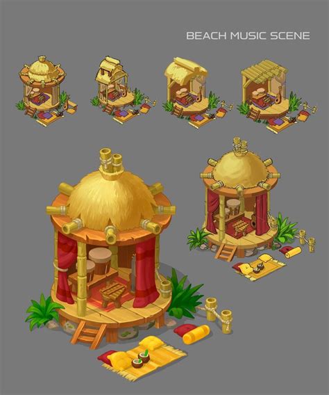 Artstation Mobile Game Isometric 2d Assets Game Art Environment