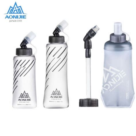 AONIJIE SD Soft Flask Outdoor Sport Water Bottle Foldable Camping Fitness Running Travel