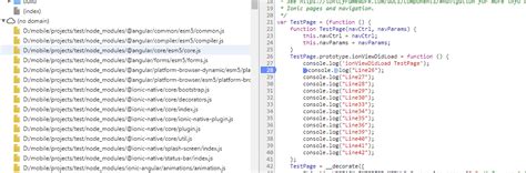 Incorrect Line Numbers Of The Source Files · Issue 1319 · Ionic Team