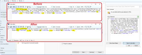 easiest method to create sccm wql queries for automation tasks