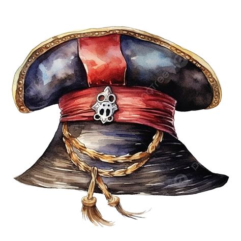 모자 해적 수채화 클립 아트 모자 해적 선장 Png 일러스트 및 이미지 에 대한 무료 다운로드 Pngtree