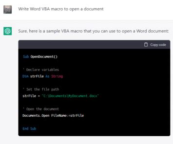 Copilot ChatGPT Master Microsoft Office VBA With AI Office Watch