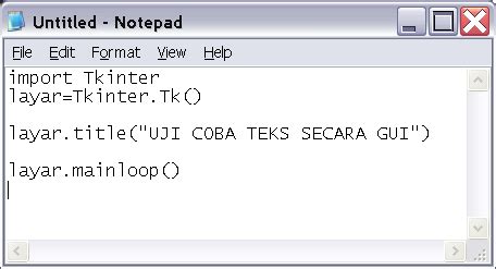 Membuat Tampilan GUI Pada Python Dengan Module TKINTER Part Niguru Indonesia
