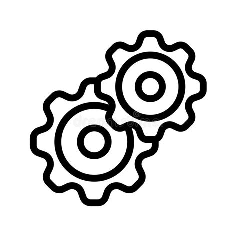 Configuration Setting Icon Stock Vector Illustration Of Meticulously