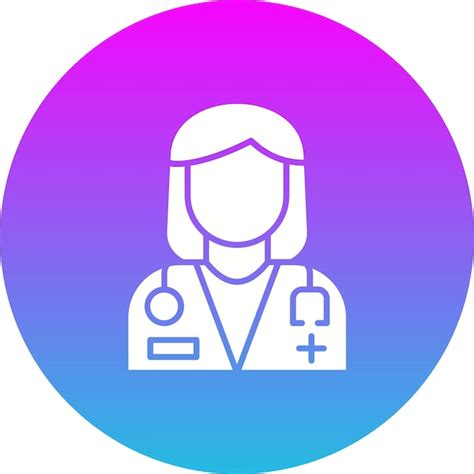 닥터 아이콘 프리미엄 벡터