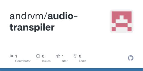 Github Andrvmaudio Transpiler