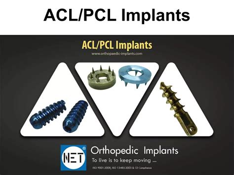 Manufacturer And Suppliers Acl Pcl Reconstruction System Pptx