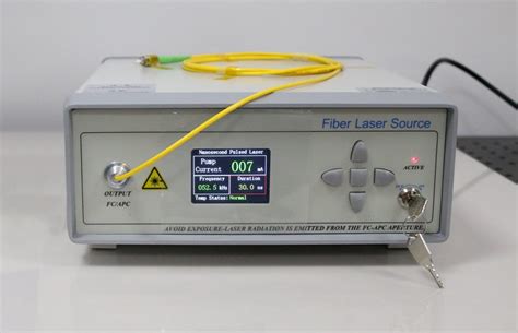 Nano Second Pulse Laser 1550nm 10w Peak Power Sm Fiber Output Nakuoptics