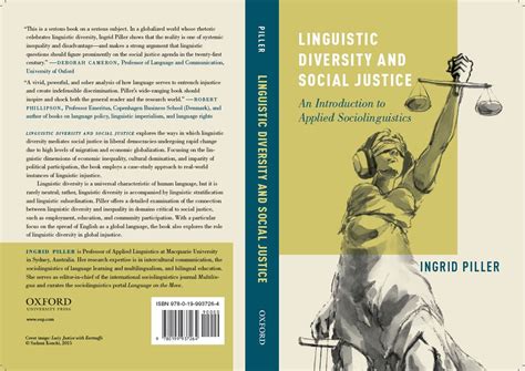 Linguistic Diversity And Social Justice Out Now Language On The Move