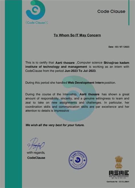 Aarti Thosare On Linkedin Codeclause Codeclauseinternship Web