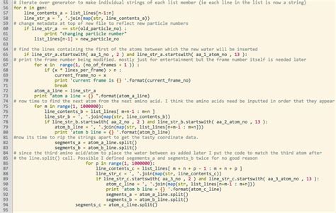 Python Code To Add A Water Molecule In Between User Defined Particles Within A MD Simulation