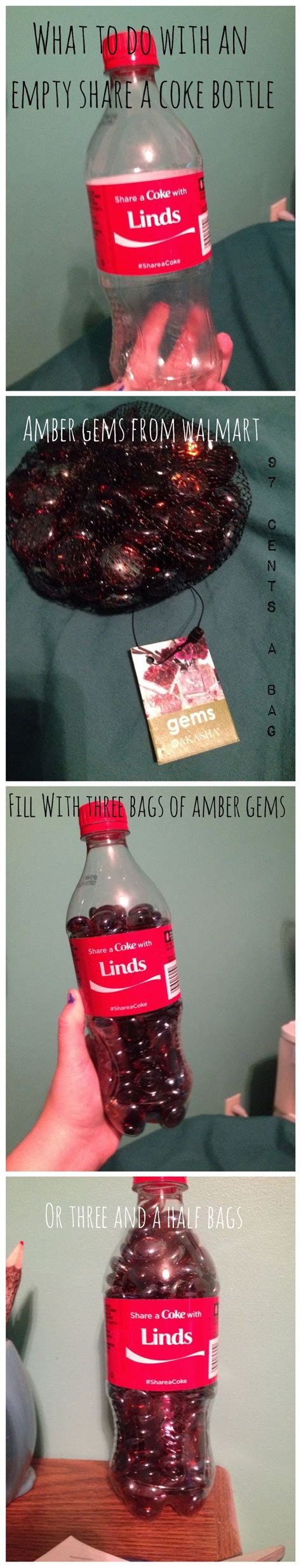What To Do With An Empty Share A Coke Bottle Coke Bottle Crafts Coke Bottle Diy Bottle Crafts