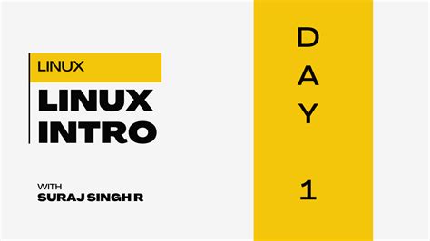 Day 1 Introduction To Linux
