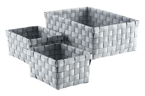 ᐉ Корзины плетеные 3 шт Серый 36259b08 • Купить в Киеве Украине • Лучшая цена в Эпицентр