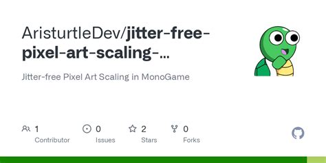Github Aristurtledevjitter Free Pixel Art Scaling Monogame Jitter