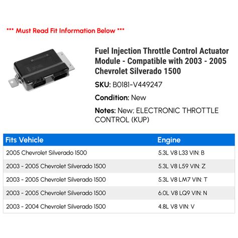 Chevy Silverado Throttle Actuator Control Module 05 Envoy Tac Module