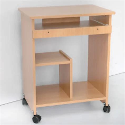 Particle Board Engineered Wood Computer Table 2 5 X 1 5 Ft Without