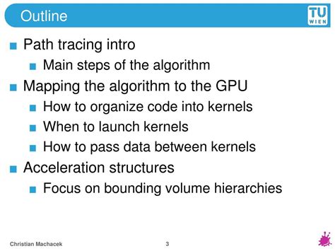 Ppt Gpu Assisted Path Tracing Powerpoint Presentation Free Download