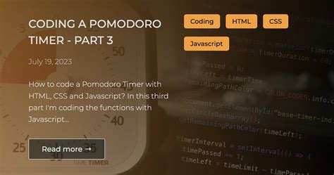 Blog Coding A Pomodoro Timer Part 3 Natgiancom