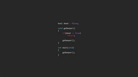 Wallpaper Code Programming Wallpapers Computer Coding Syntax Inception