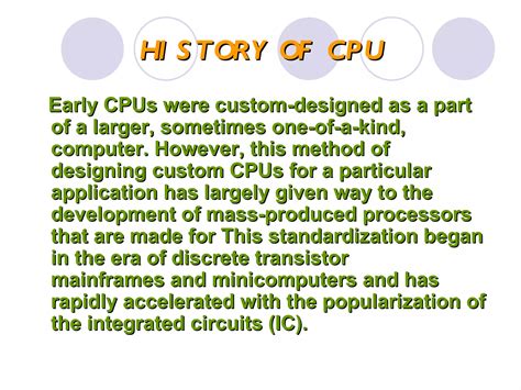 cpu ppt cse ppt operating systems computer software and applications