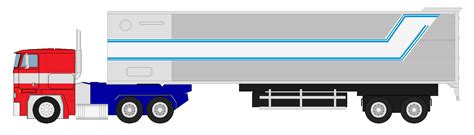 Optimus Prime Vehicle With Trailer By Jnsdf Kozuke On Deviantart