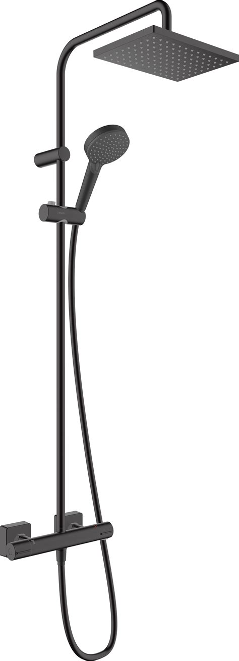hansgrohe Showerpipes: Vernis Shape, 1 type de jet, N° article 26097670 ...
