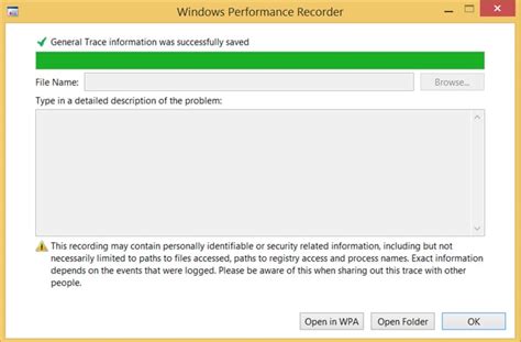 Windows Performance Recorder And Analyzer