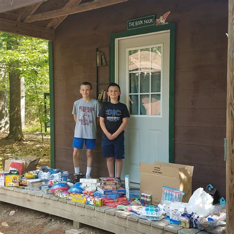 Camp Starfish A Big Thank You To Sam Pictured Left