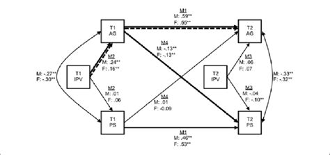 The Final Structural Model Model 5 Download Scientific Diagram