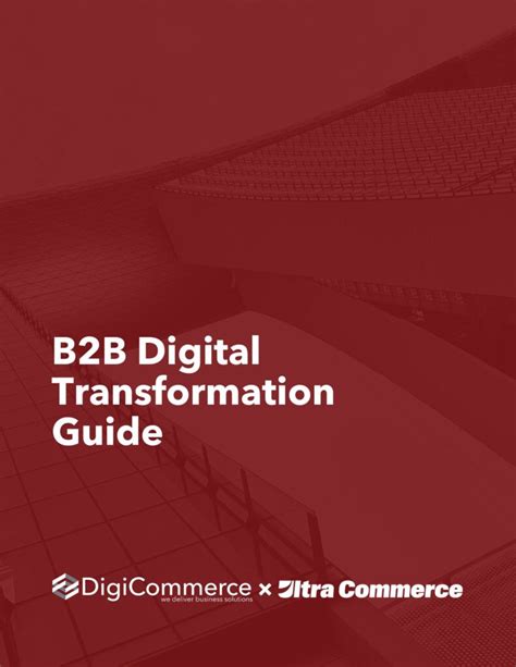 E Book Download B2b Digital Transformation Guide Insights Digicommerce