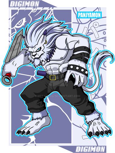 Digimon Panjyamon By Metamegu On Deviantart