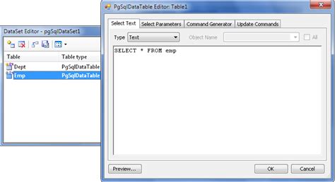 Using DataSet Editor