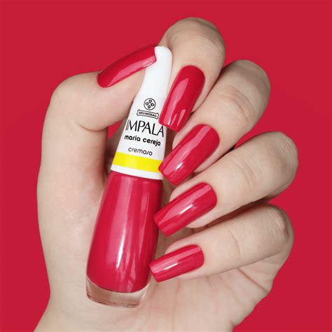 Esmalte Impala Cremoso A Cor Da Sua Moda Maria Cereja 75ml Usina