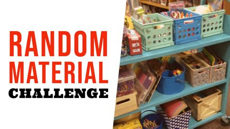 re imagine your project with a random material puzzle shift create