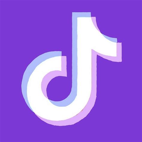 Purple Tiktok Icon With Letter J