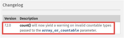 Php 72 My Fix For Warning Count Parameter Must Be An Array Or