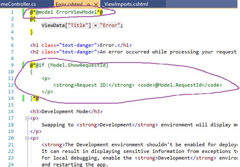Error Deleting Errorviewmodel In Model Folder Microsoft Qanda