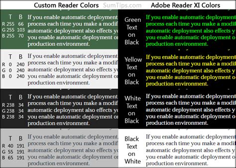 Adobe Reader Change Text Background Color For Eye Friendly Reading SumTips