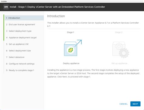 Deploy VCSA Appliance With Embedded Platform Services Controller Part