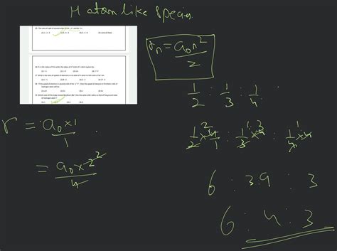 The Ratio Of Radii Of Second Orbits Of Mathrm{he} { } Mathrm{li} {2 }