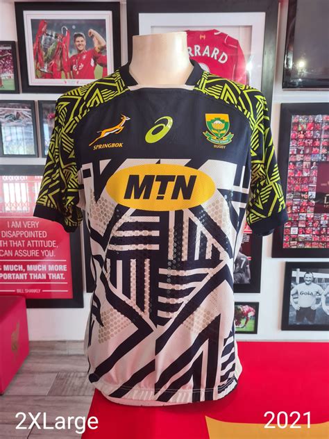 Springbok 2021 Player Issue Colab Jersey On The Dotted Line