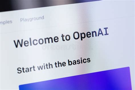 openai website on the screen notebook editorial stock image image of